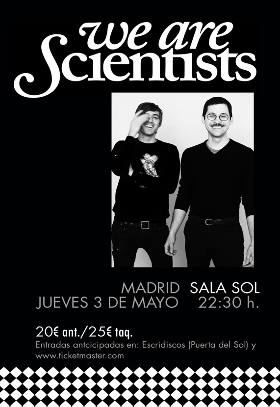 After Musiic: We Are Scientists estará en Madrid en mayo